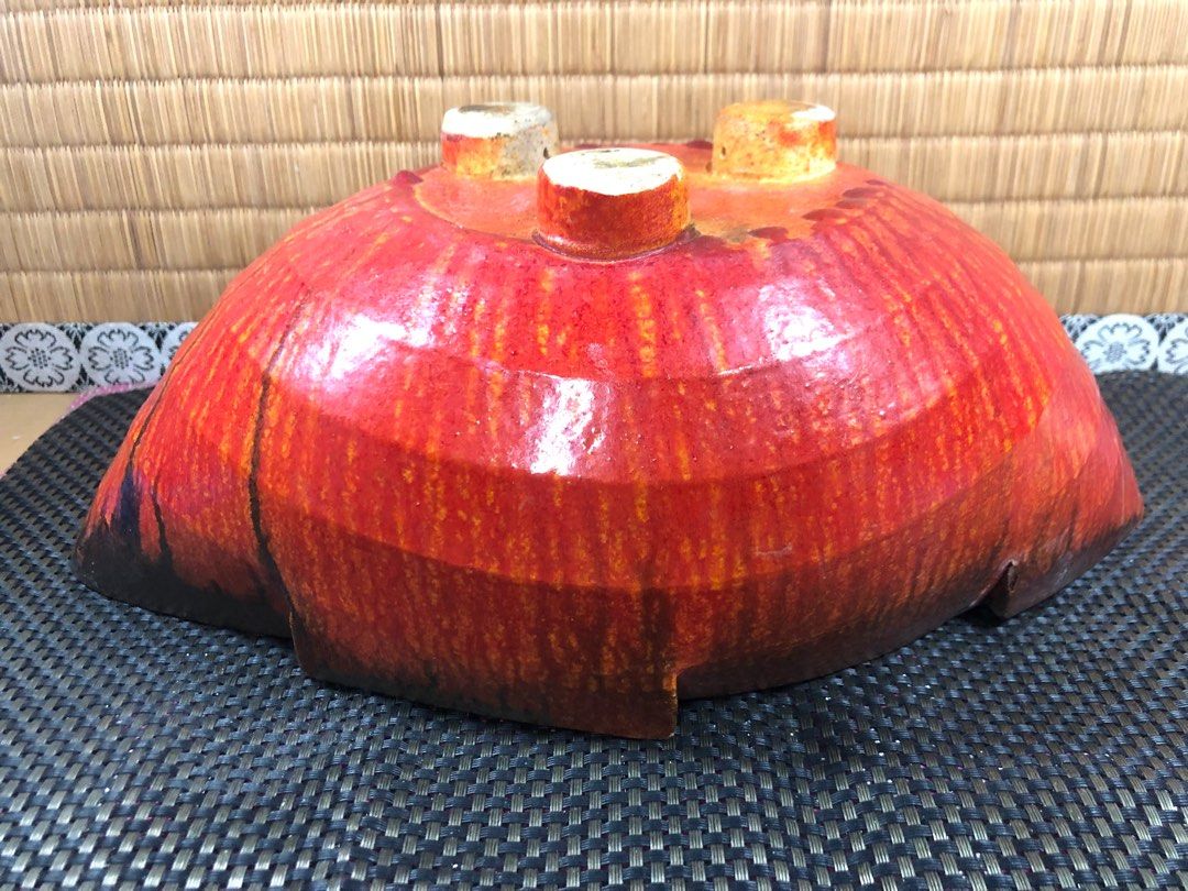 Japanese beautiful and unique shape vintage ceramic vase, Furniture ...