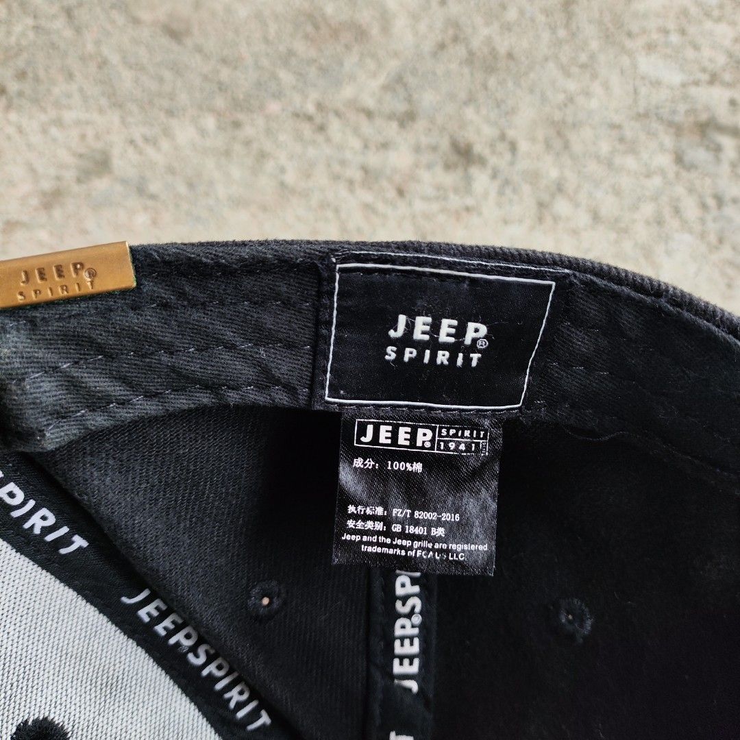 JEEP Topi Logo Besi, Fesyen Pria, Aksesoris, Topi di Carousell