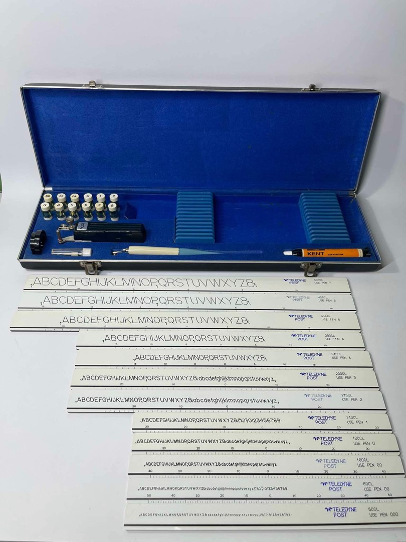 Leroy Lettering Set, Hobbies & Toys, Stationary & Craft, Art & Prints ...