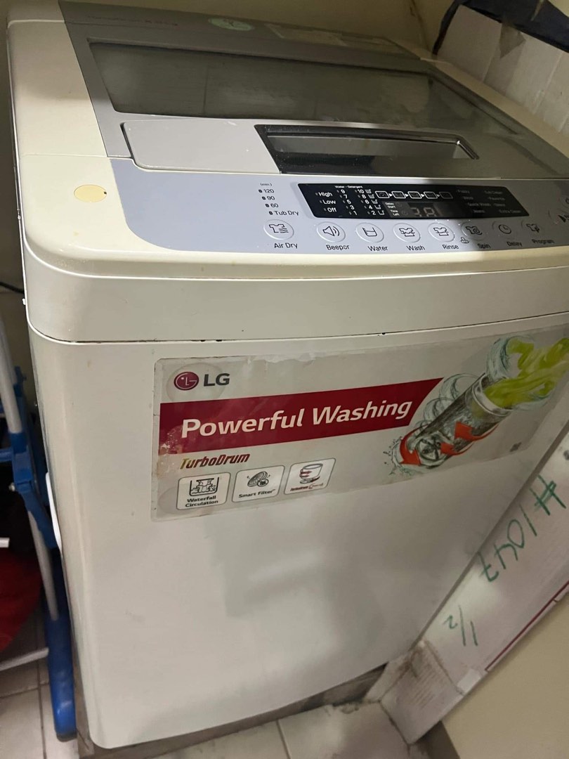 LG 8kg Automatic Top Load Powerful Washing Machine Turbo Drum, TV ...