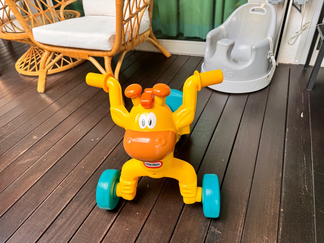 Little tikes giraffe bike, Babies & Kids, Infant Playtime on Carousell