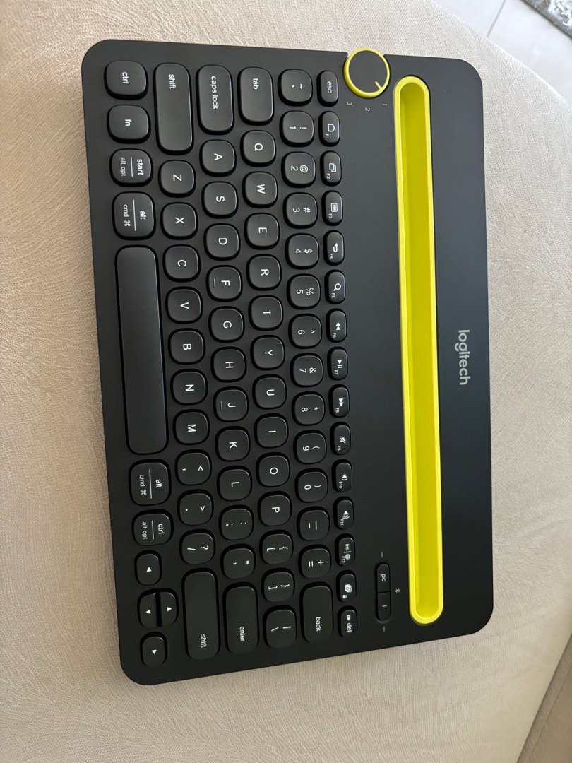 Logitech K480 Keyboard Wireless Bluetooth Portable Multi-Device untuk Windows, Mac, Android, iOS ...