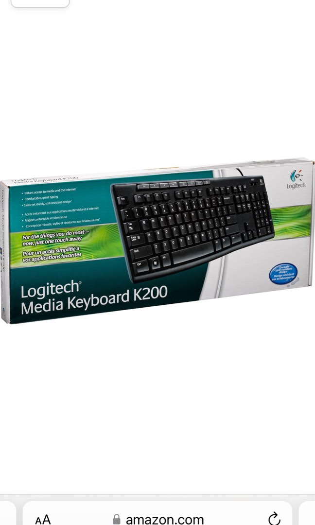 Logitech Media Keyboard K200 Computers And Tech Parts And Accessories Computer Keyboard On Carousell