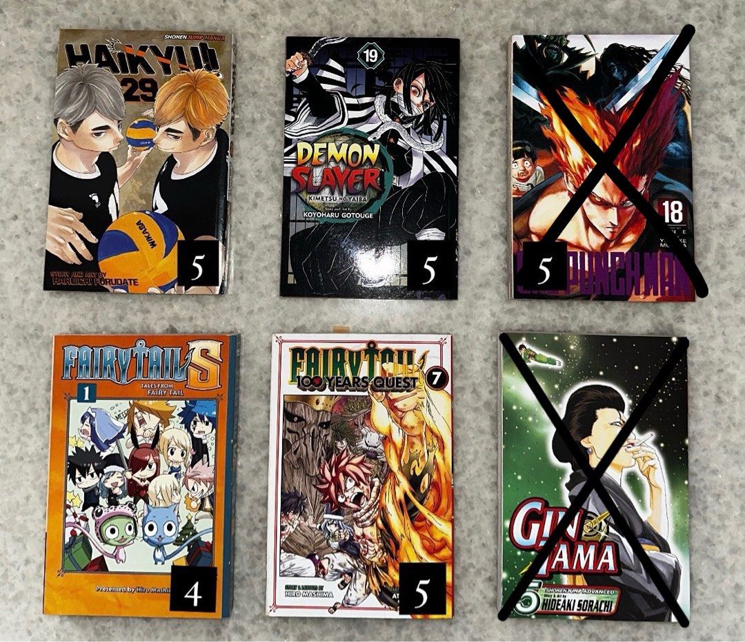 manga MHA BHA jujutsu kaisen spy x family haikyuu demon slayer one ...