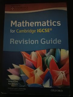 Cambridge IGCSE: Effective Guide Mathematics Extended Topical Revision ...
