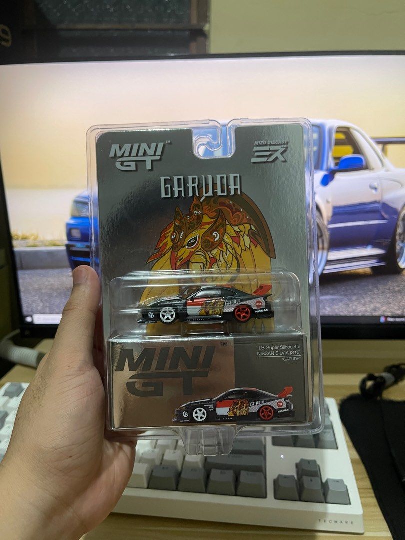Mini GT Nissan Silvia - Garuda, Hobbies & Toys, Toys & Games on Carousell