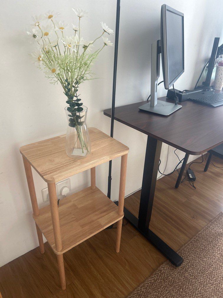 Muji Style Zara Uniqlo Ikea kind Kallax Side mini table, Furniture ...