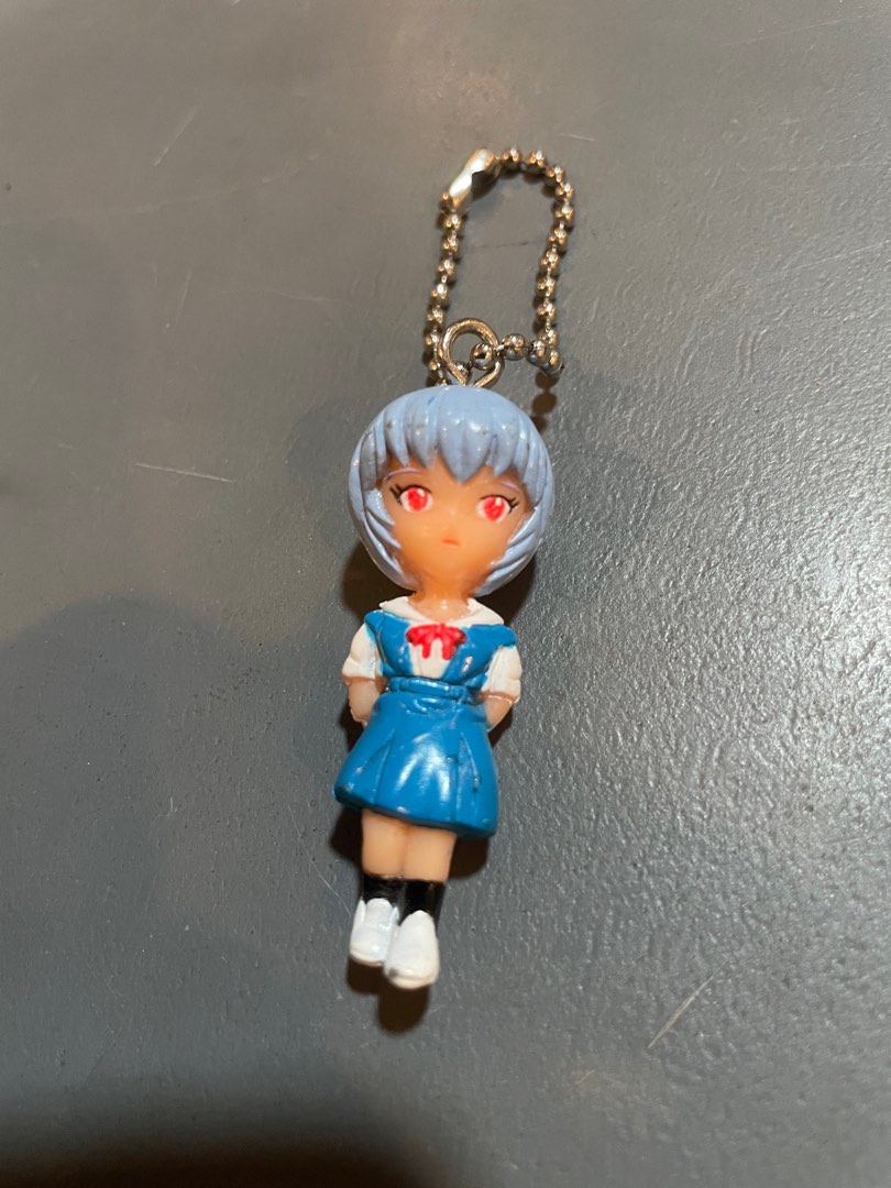 Neon Genesis Evangelion Rei Ayanami keychain, Hobbies & Toys ...