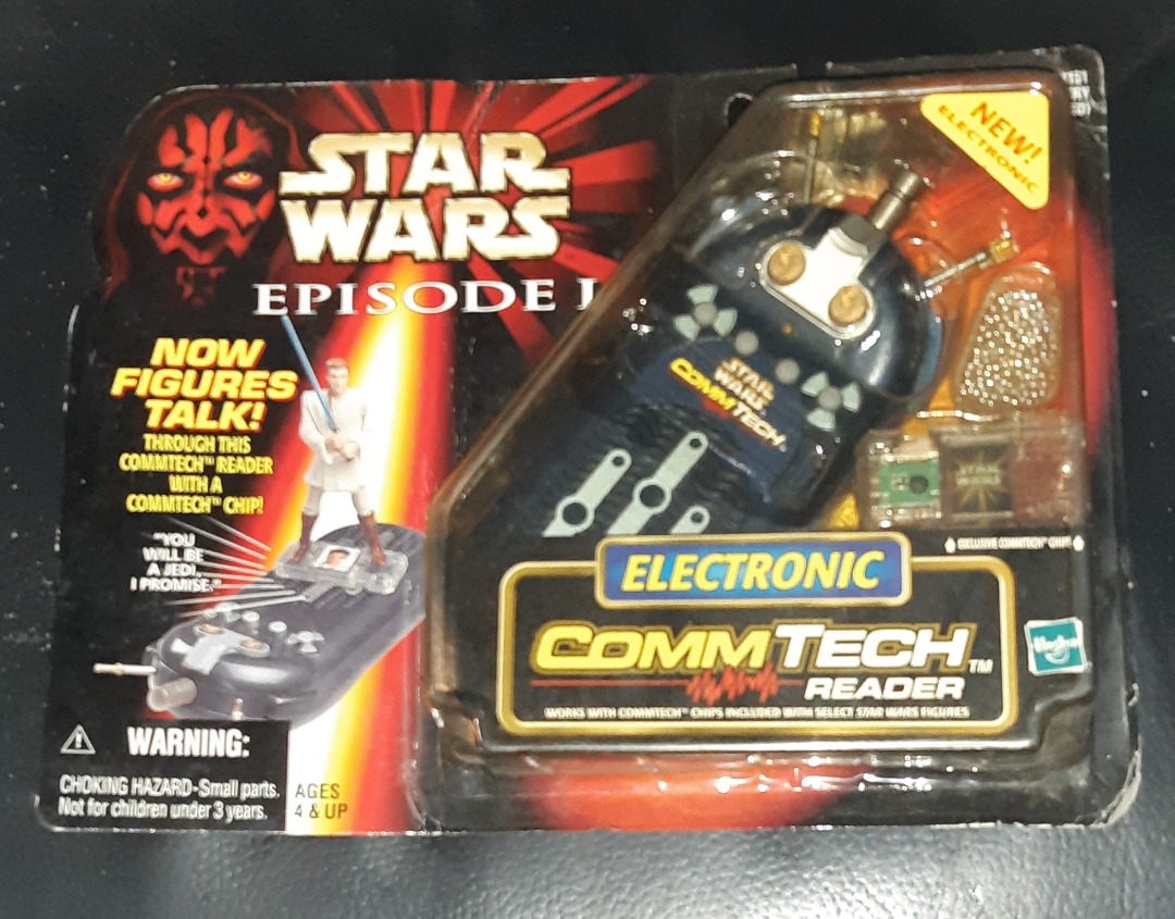NEW Star Wars Episode 1 Vintage Electronic Comm Tech Reader Hasbro 1998 ...