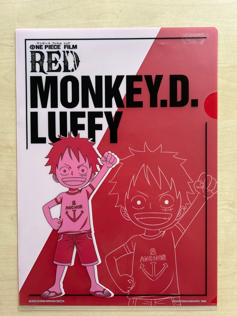 One Piece A4 File - Monkey.D.Luffy, Hobbies & Toys, Collectibles ...