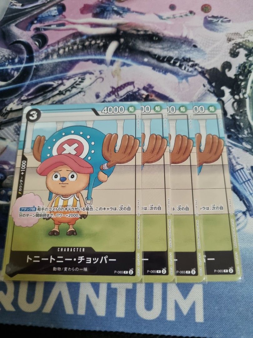 One Piece TCG Chopper Promo, Hobbies & Toys, Toys & Games on Carousell