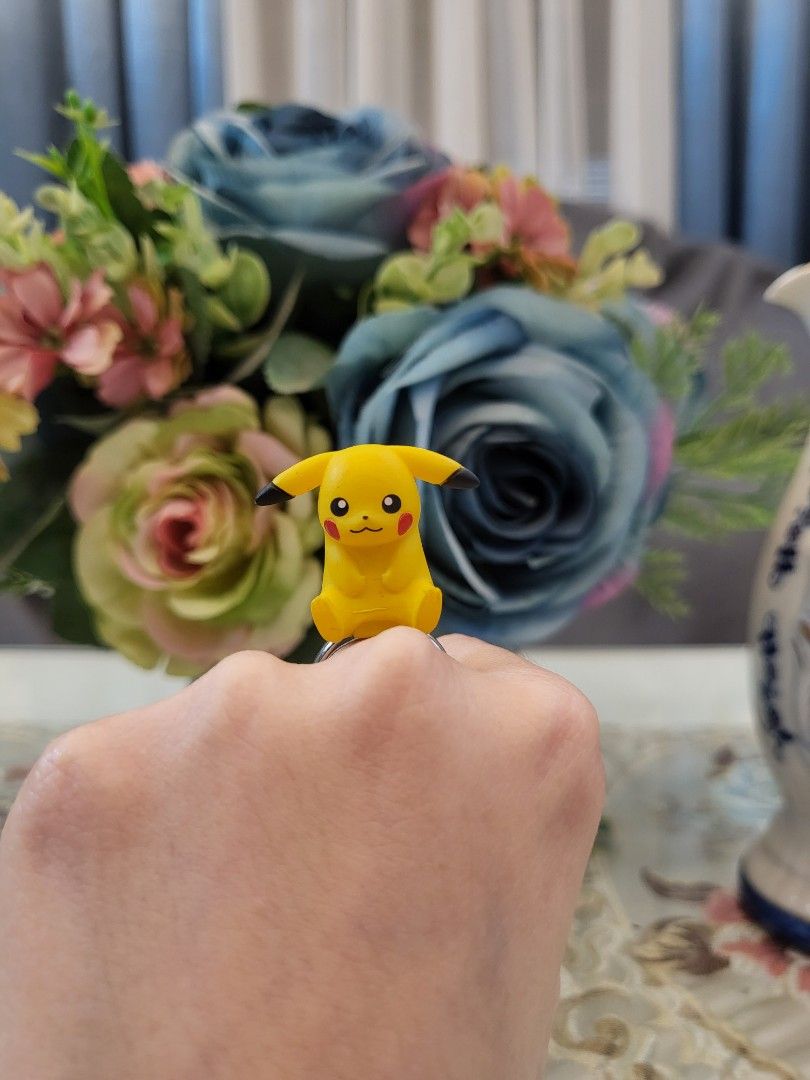 Pokemon Pikachu Figure Ring, Women's Fashion, Jewelry & Organizers ...