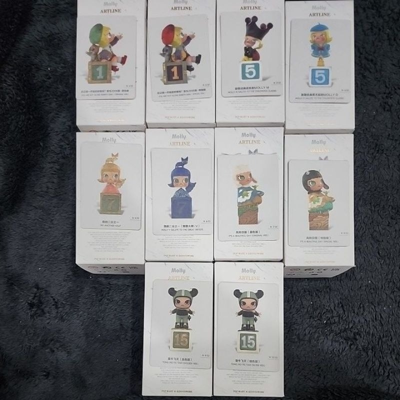 POP MART MOLLY ARTLINE ANNIV STATUES CLASSICAL RETRO 2, Hobbies & Toys ...