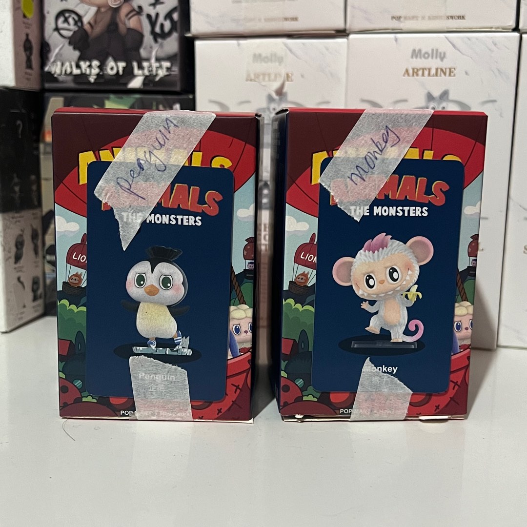 Popmart Animals The Monsters, Hobbies & Toys, Toys & Games on Carousell