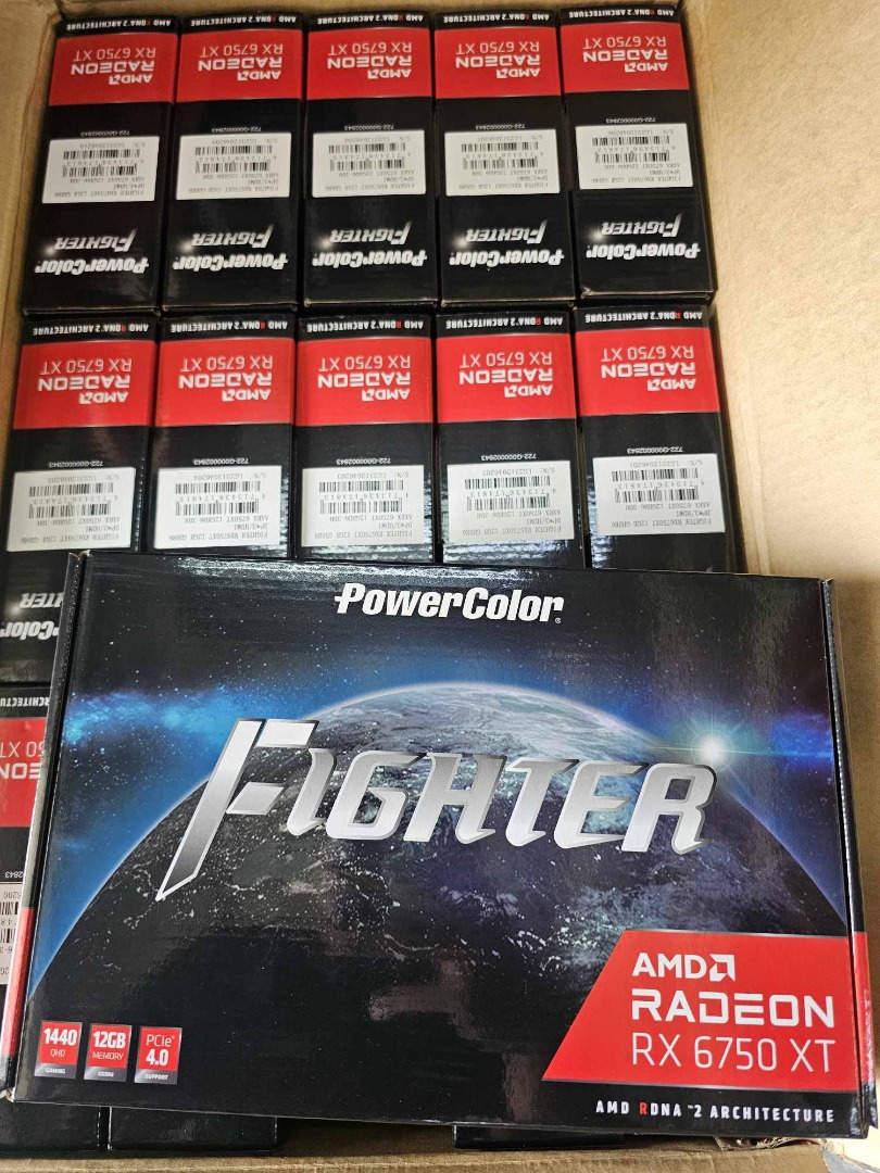 Powercolor fighter rx 6750xt, Computers & Tech, Parts & Accessories ...