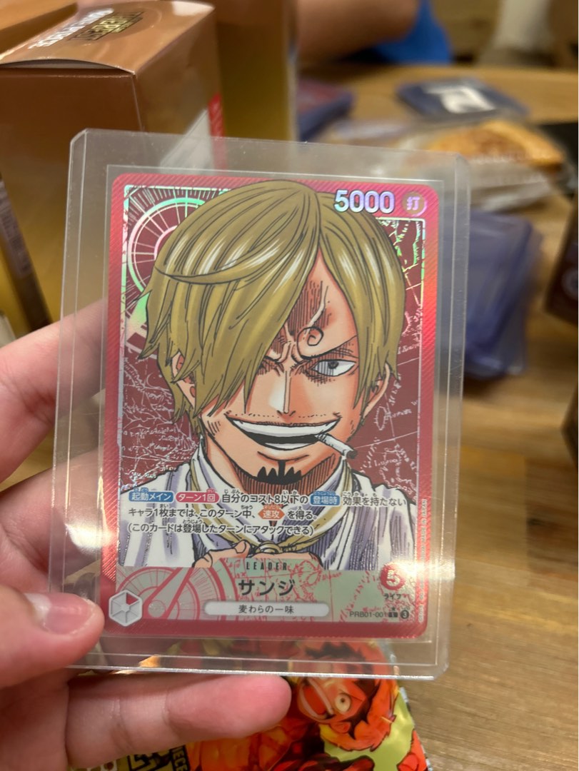 prb 01 optcg one piece tcg Sanji Leader AA alt art, Hobbies & Toys ...