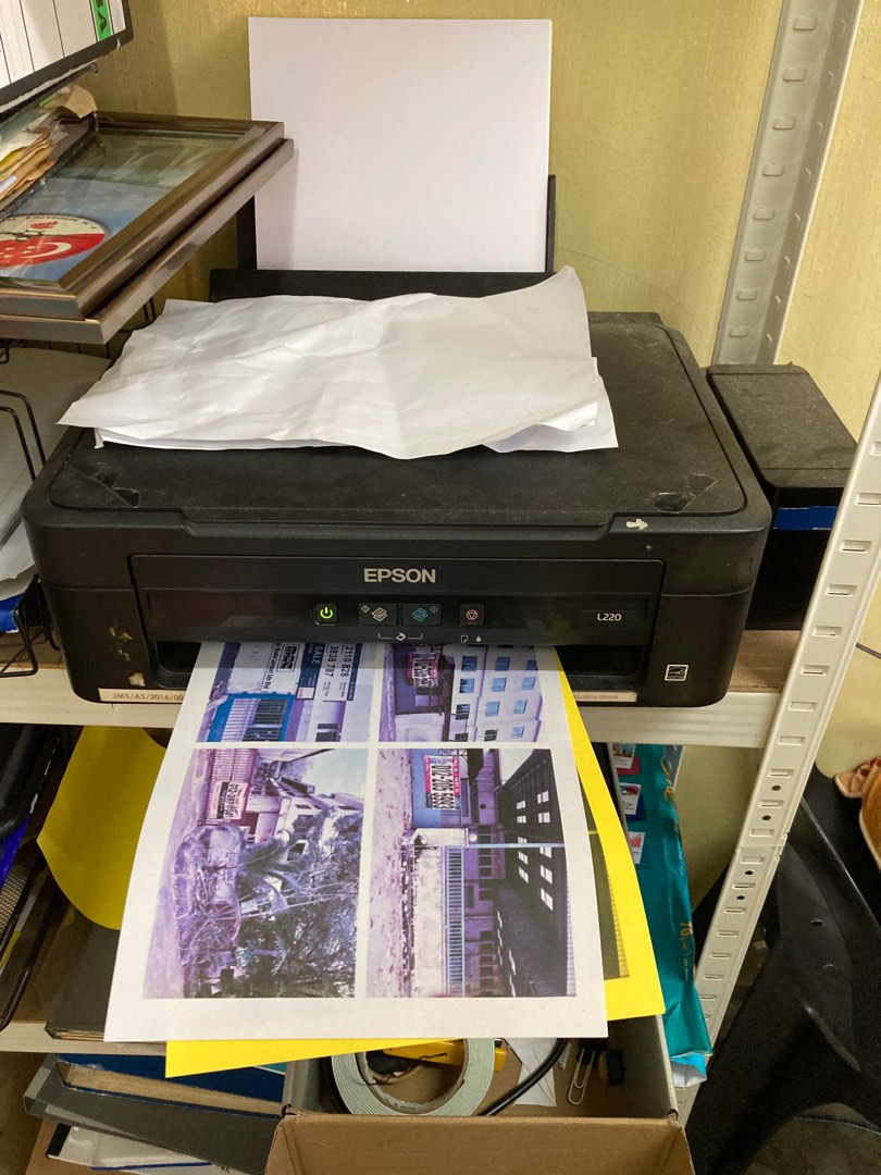 Printer Print Scan Copy Epson L220 Fully function with ink, Computers ...