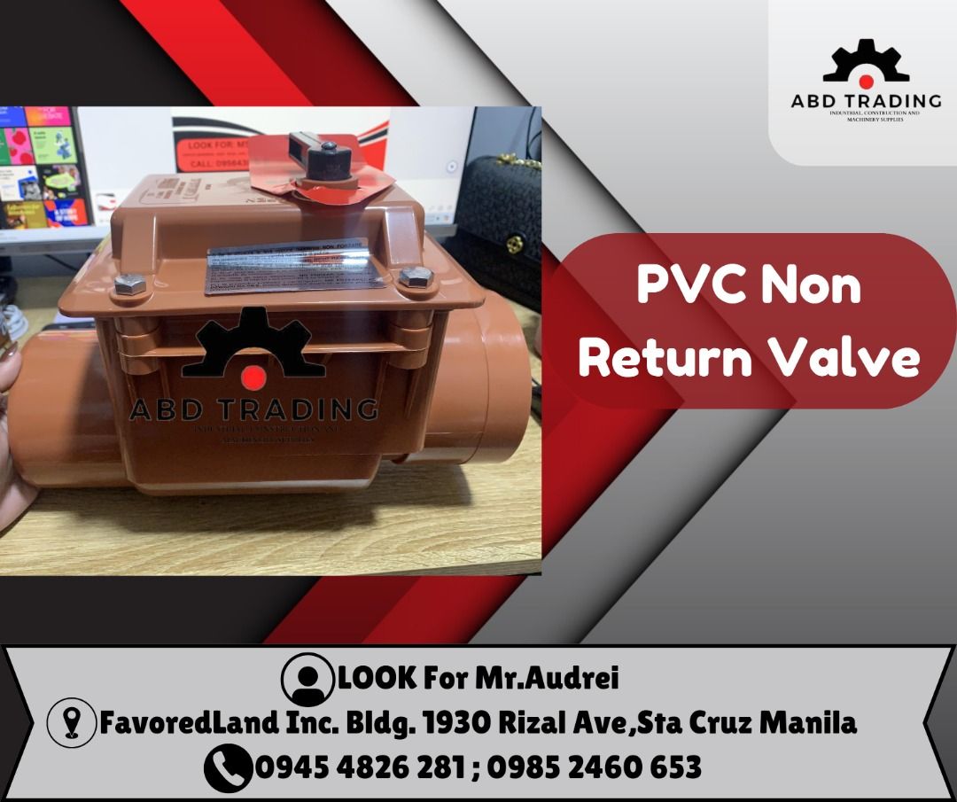 PVC Non Return Valve, Commercial & Industrial, Construction & Building ...