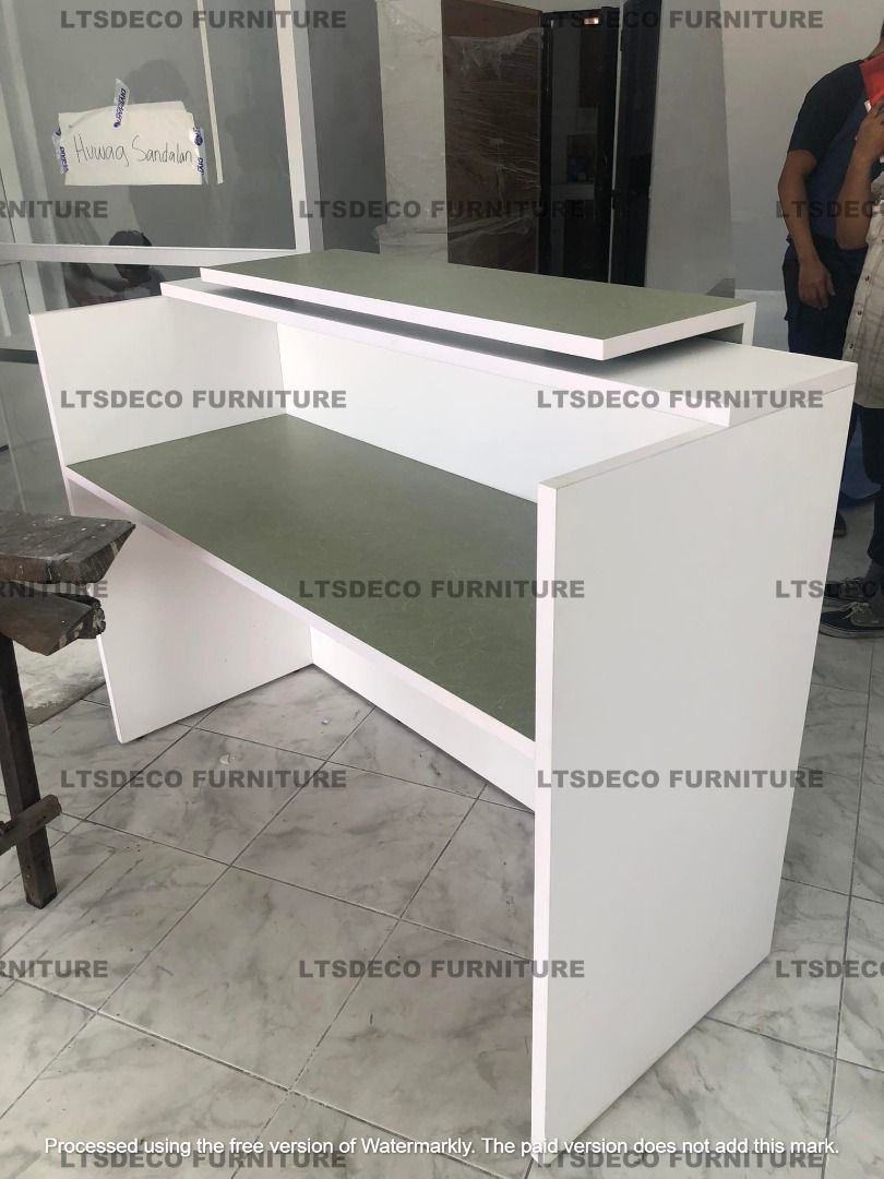 Reception counter table | office partition | office furniture ...