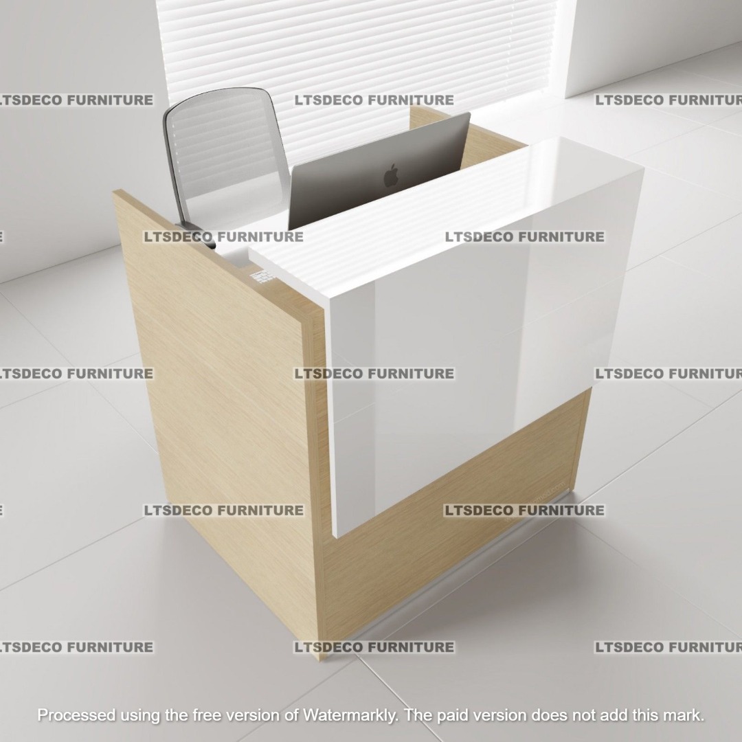 Reception counter top table | office partition | office furniture ...
