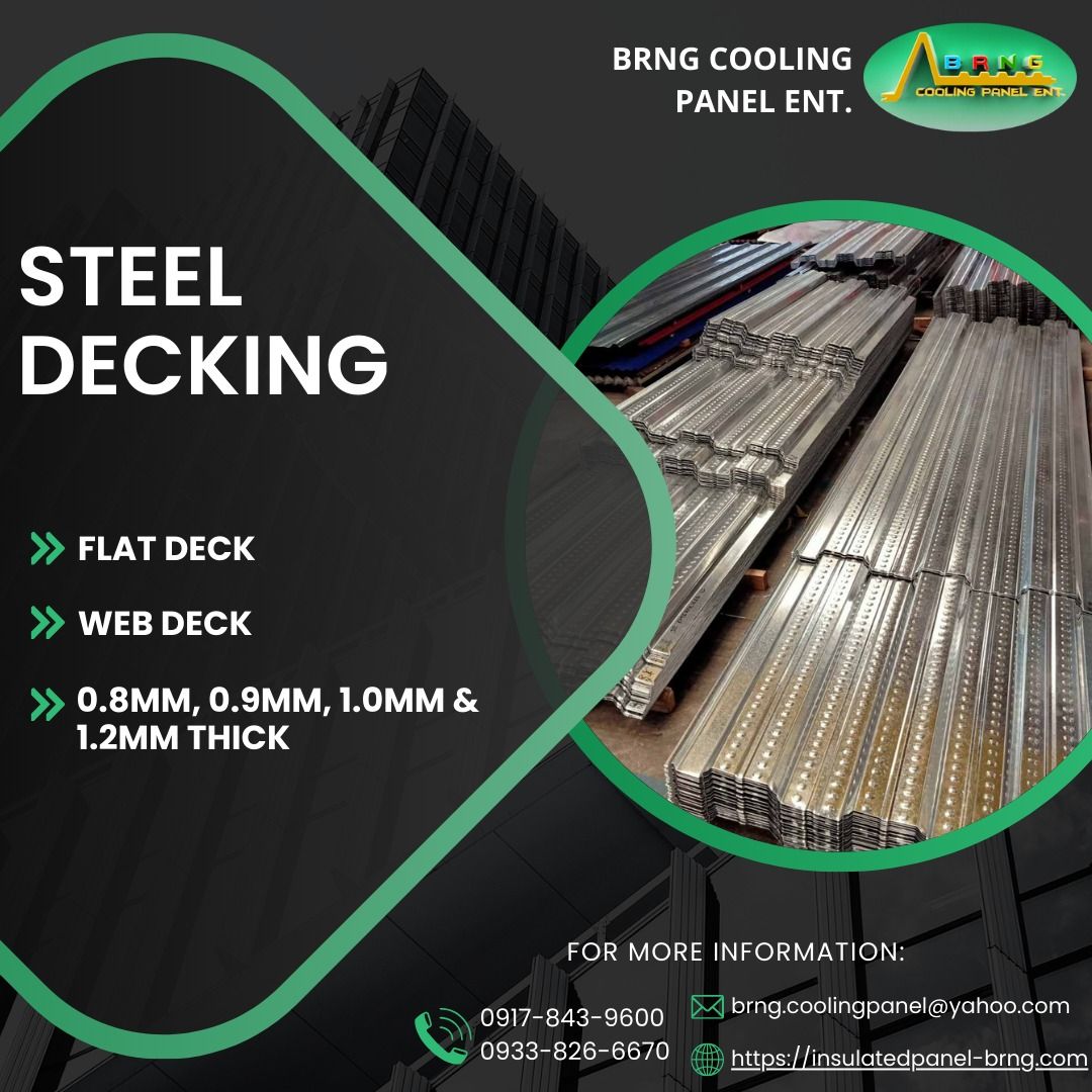 RIB TYPR ROOFING LONGSPAN / STEEL DECKING FLAT & WEB TYPE, Commercial ...