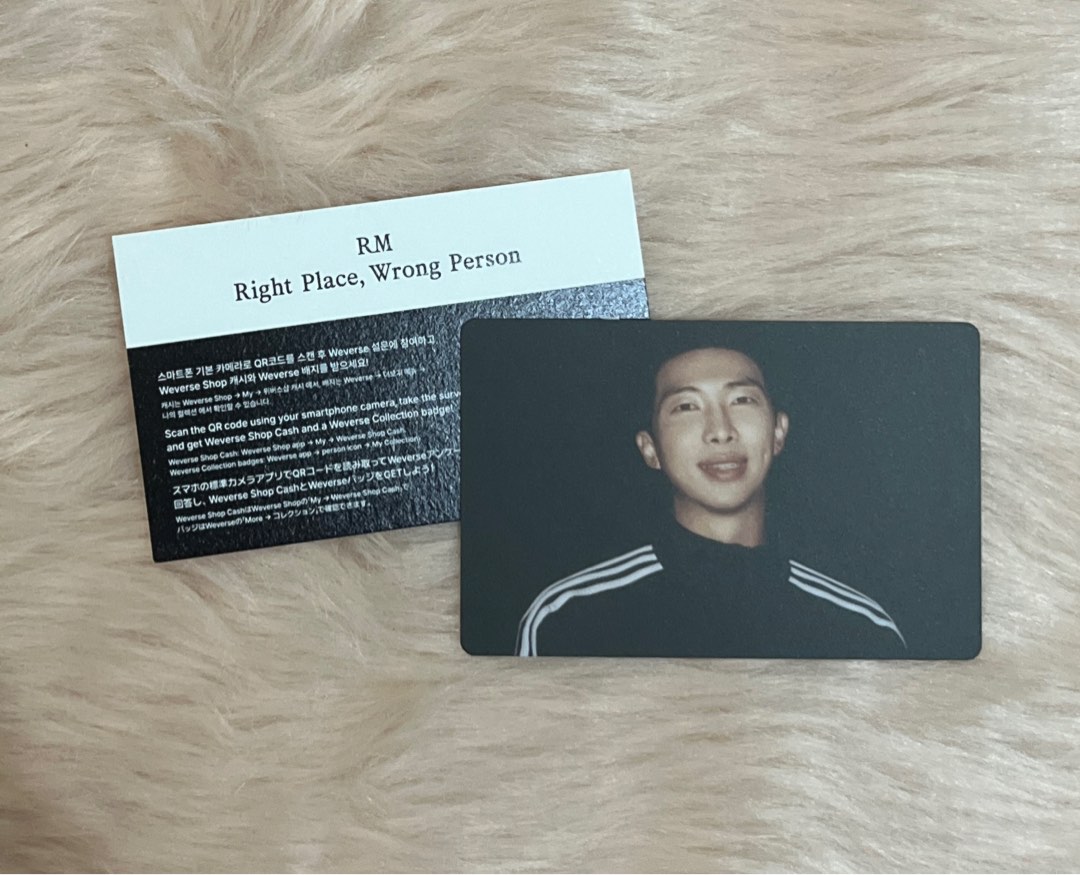 RM RPWP ALBUM VER. C PC WITH UNSCANNED QR CODE SET, Hobbies & Toys ...