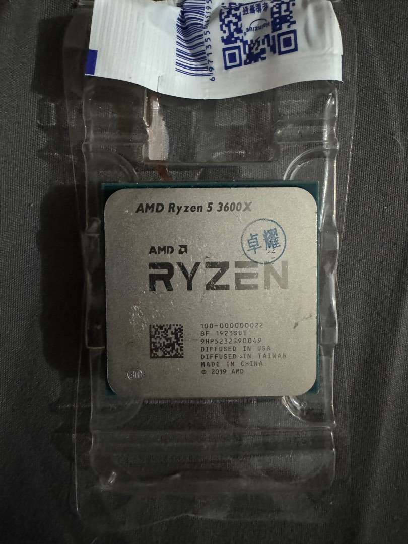 Ryzen 5 3600X No Cooler, Computers & Tech, Parts & Accessories ...