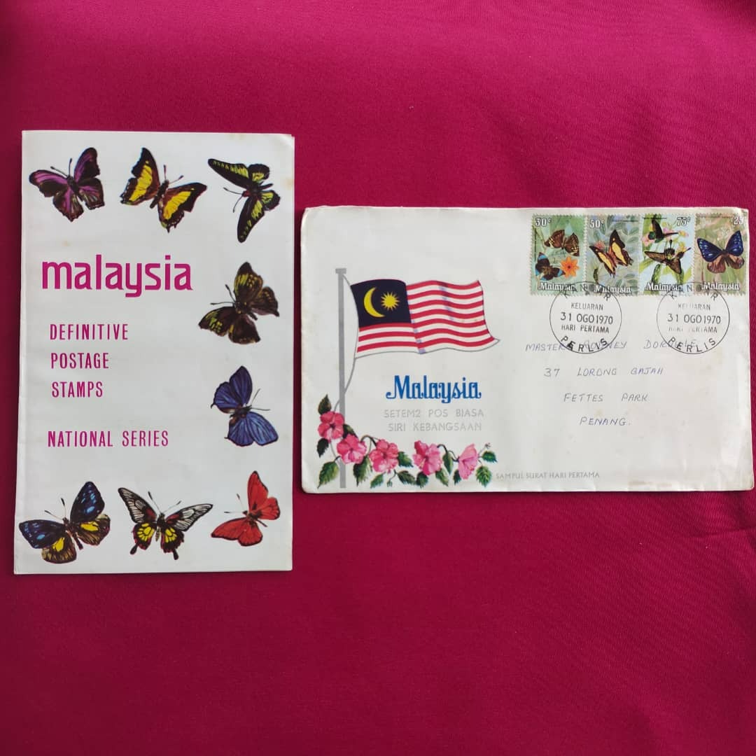 Sampul Surat Hari Pertama Malaysia 1970 (dengan booklet Malaysia ...