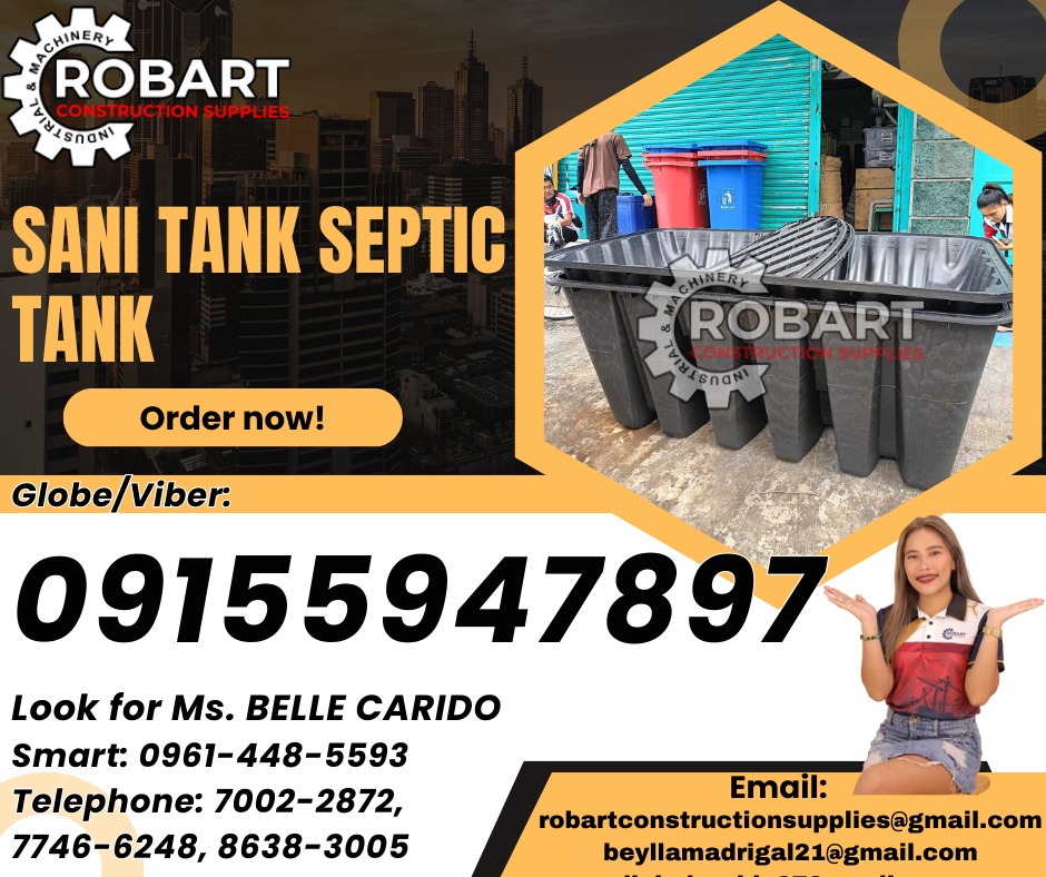 Sani Tank Septic Tank, Commercial & Industrial, Construction Tools ...