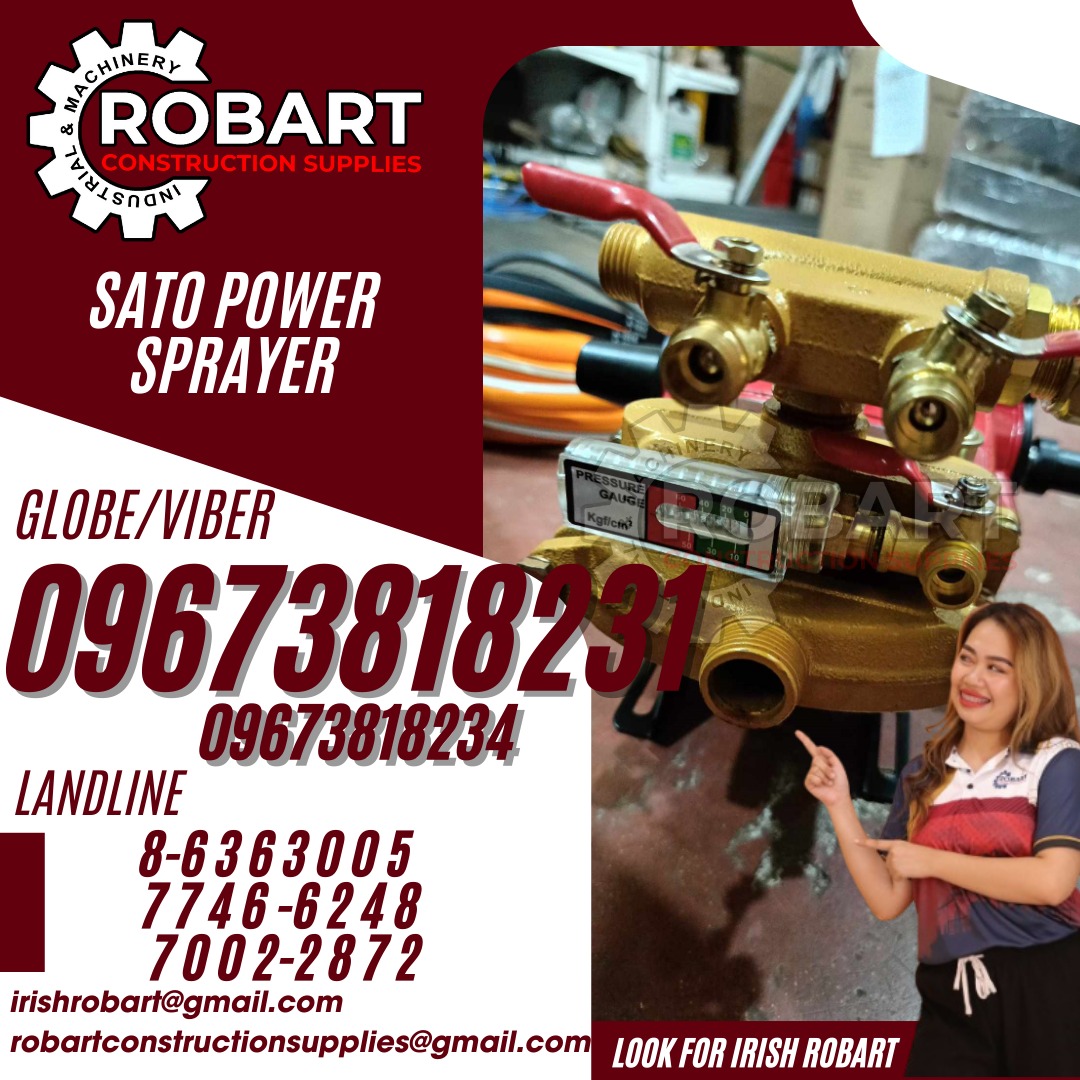 SATO POWER SPRAYER, Commercial & Industrial, Construction Tools ...