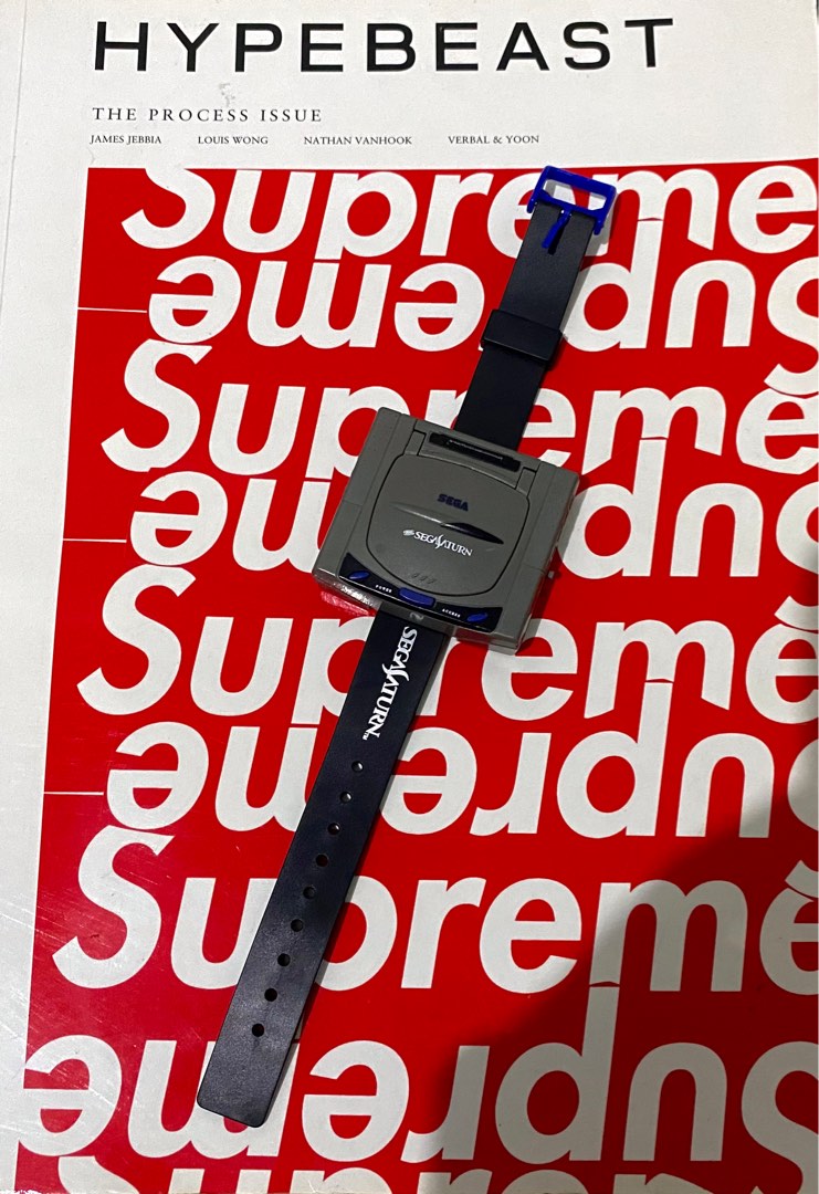 Sega saturn watch by takara tomy rare / jam tangan sega ( stussy wtaps ...