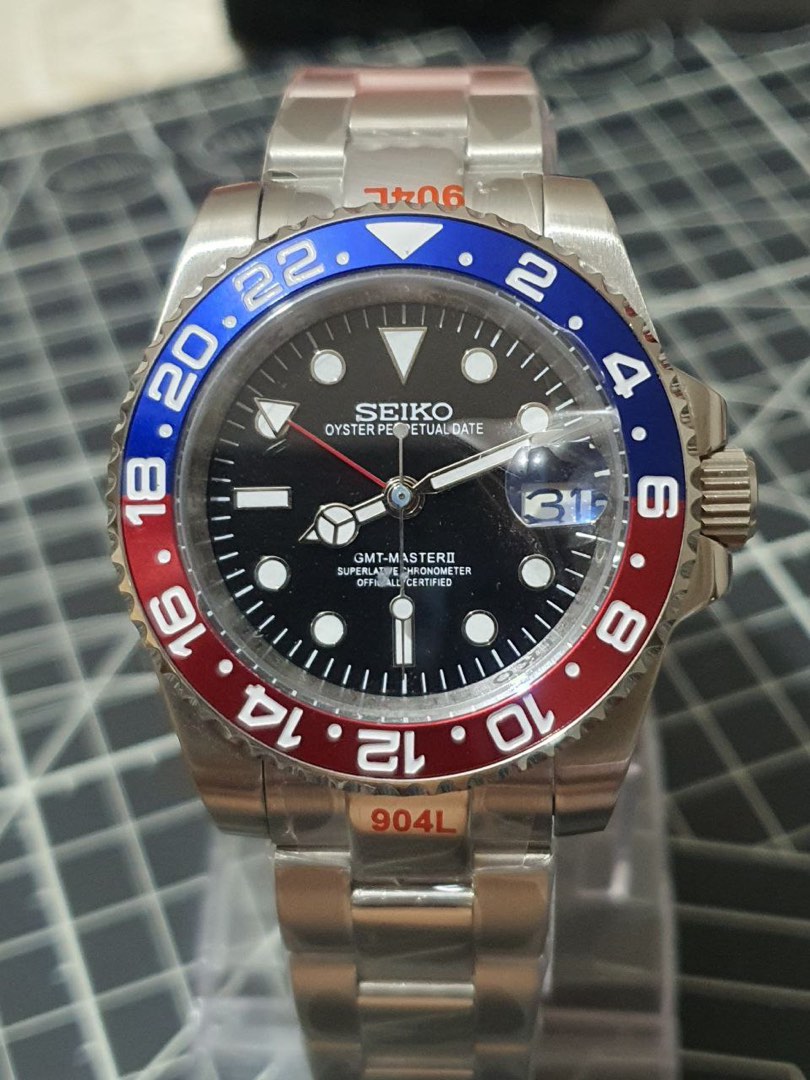 Seiko Pepsi GMT MOD, Men's Fashion, Watches & Accessories, Watches on ...