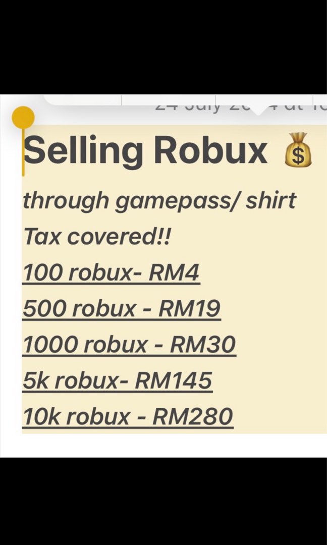 Selling cheap robux!! Safe and trusted, Video Gaming, Gaming ...
