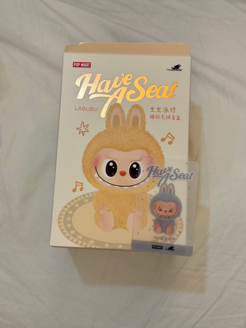 SET Popmart Labubu V2 Have A Seat Hehe WITH Funko Bitty Pop Slinky Dog ...