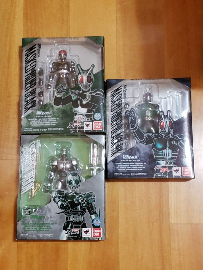 shf black rx shadow moon 影月 kamen rider 幪面超人, 興趣及遊戲, 玩具 & 遊戲類 - Carousell