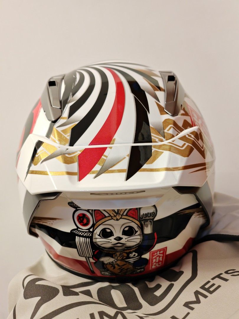 Shoei X15 Marquez 93 Helmet 頭盔 M碼 not Arai AGV Shark Nolan Scorpions, 電 ...