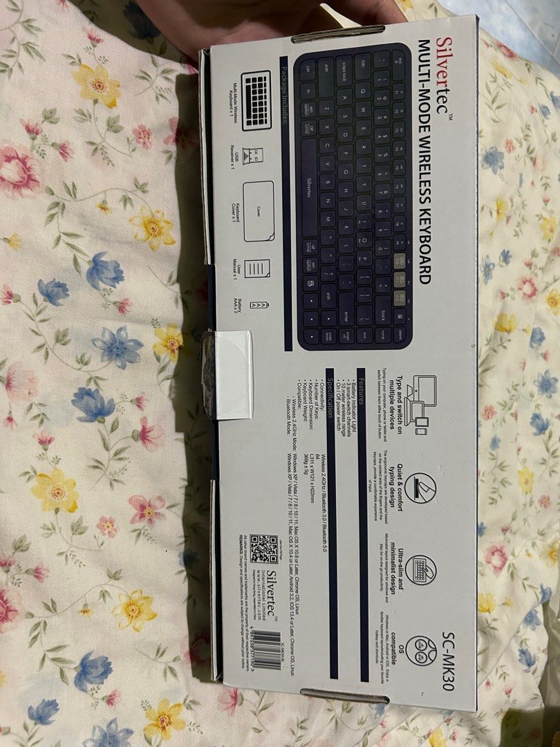 Silvertec MULTI-MODE WIRELESS KEYBOARD SC-MK30, Computers & Tech, Parts ...
