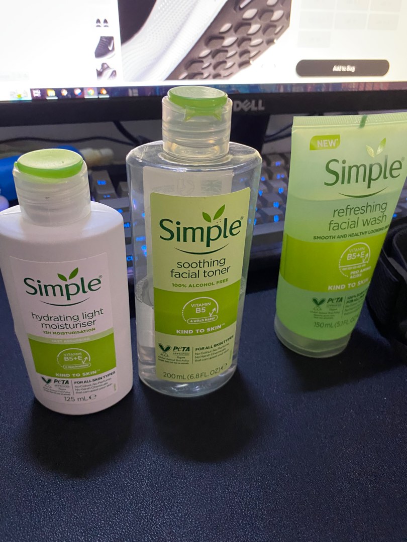 Simple Facial care, Beauty & Personal Care, Face, Face Care on Carousell