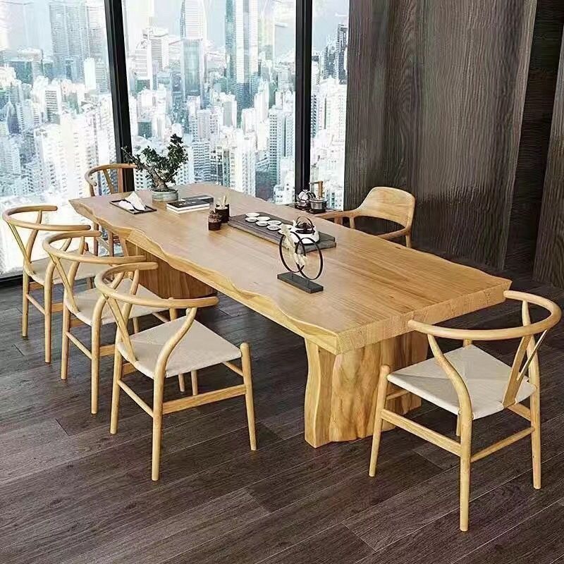 Simple wooden tea table, home living room,coffee table dining Chinese ...