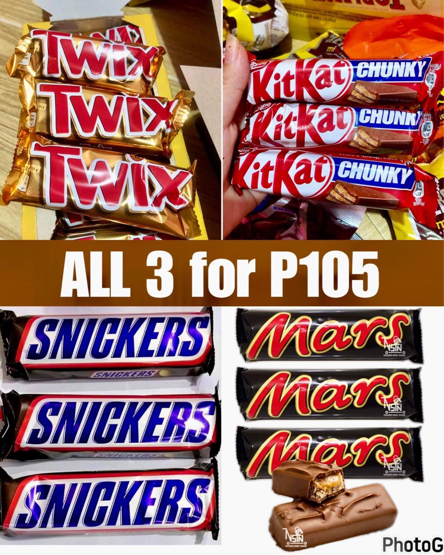 SNICKERS/MARS/KITKAT/HERSHEYS, Food & Drinks, Other Food & Drinks on ...