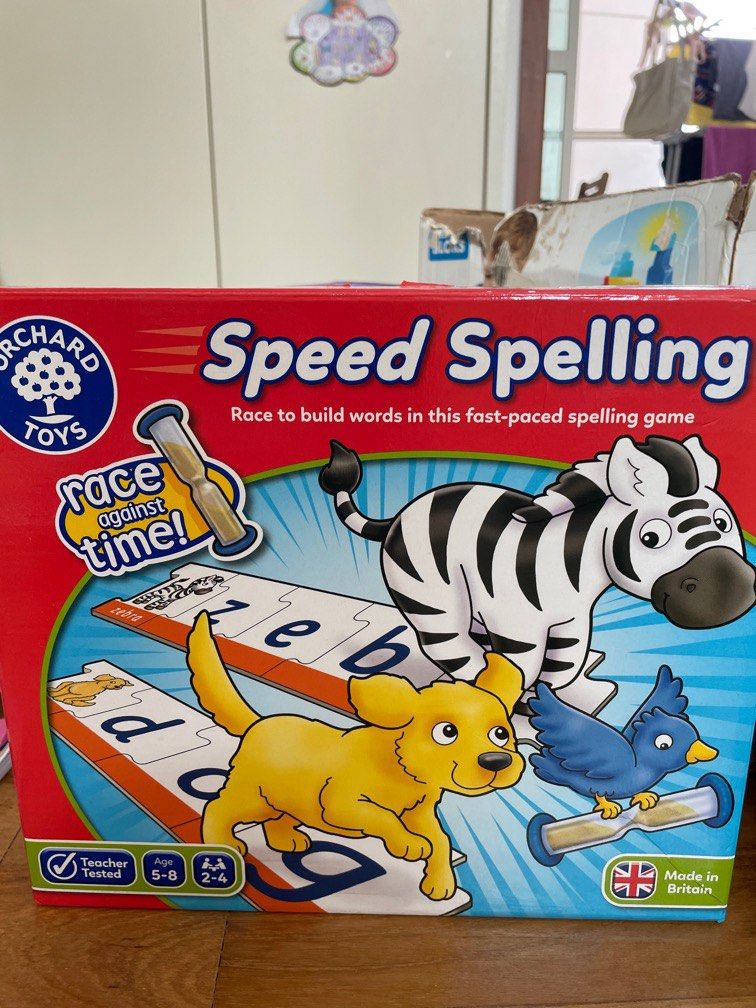 Speed spelling, Hobbies & Toys, Toys & Games on Carousell