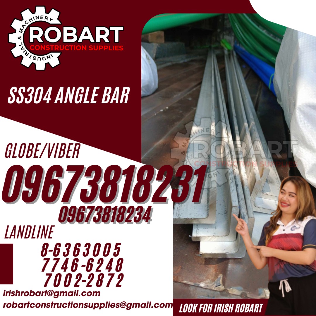 SS304 angle bar, Commercial & Industrial, Construction Tools ...