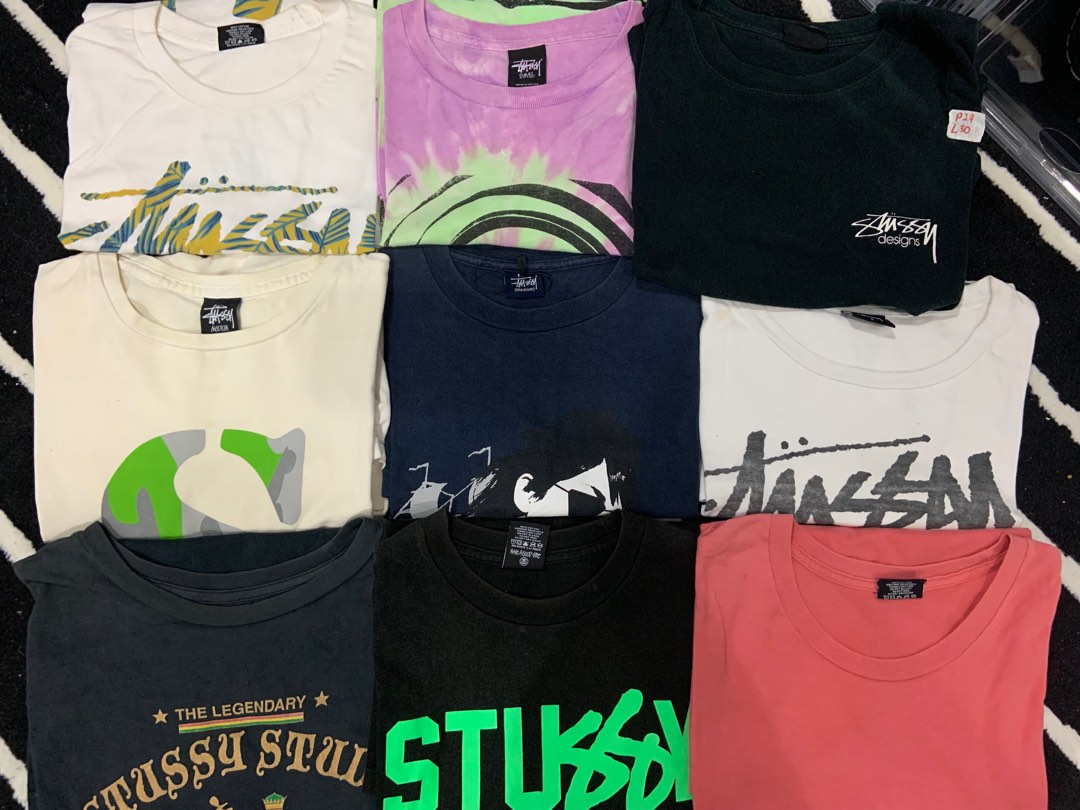 STUSY COMBO, Men's Fashion, Tops & Sets, Tshirts & Polo Shirts on Carousell
