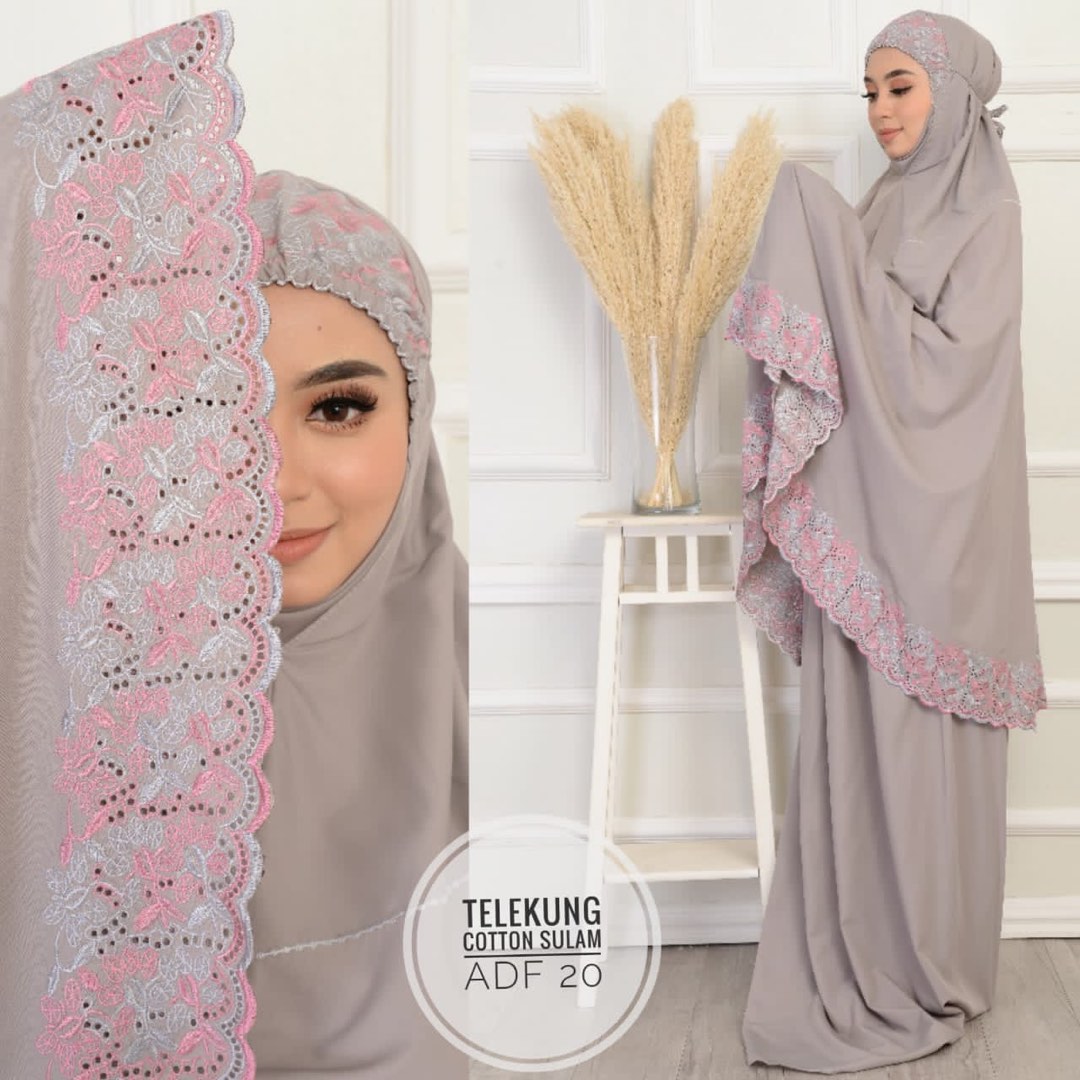 Telekung Solat, Women's Fashion, Muslimah Fashion, Prayer Sets on Carousell