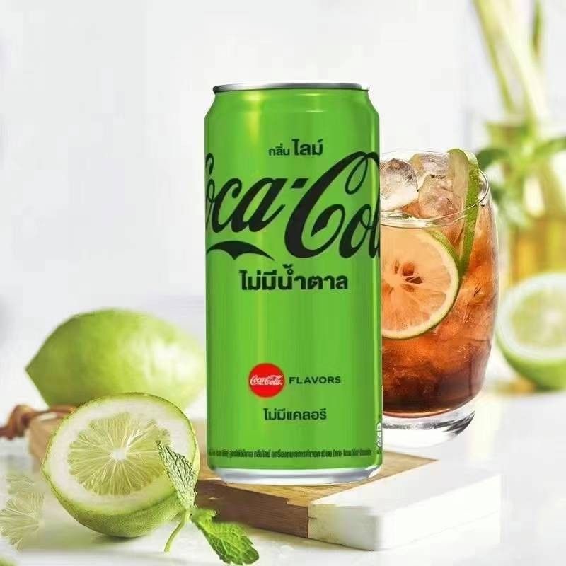 Thailand Coca-Cola lime flavor sold per box, Food & Drinks, Beverages ...
