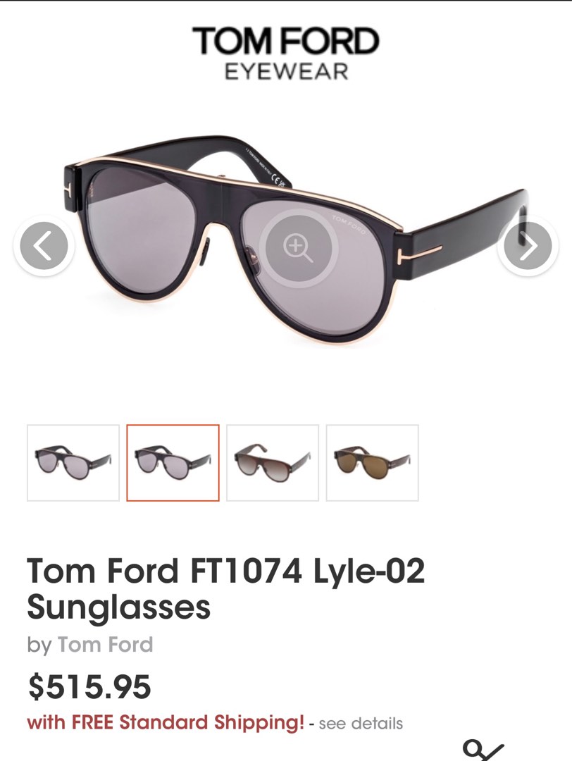 TOM FORD LYLE 02 SUNGLASSES, Men's Fashion, Watches & Accessories ...