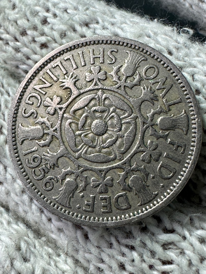 Uk England Two Shillings 1956 XF Coin Duit Lama, Hobbies & Toys ...