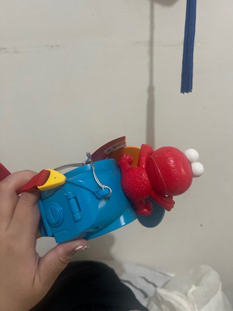 USS - Elmo portable fan with spray, Bayi & Anak, Mainan & Baby Walker ...