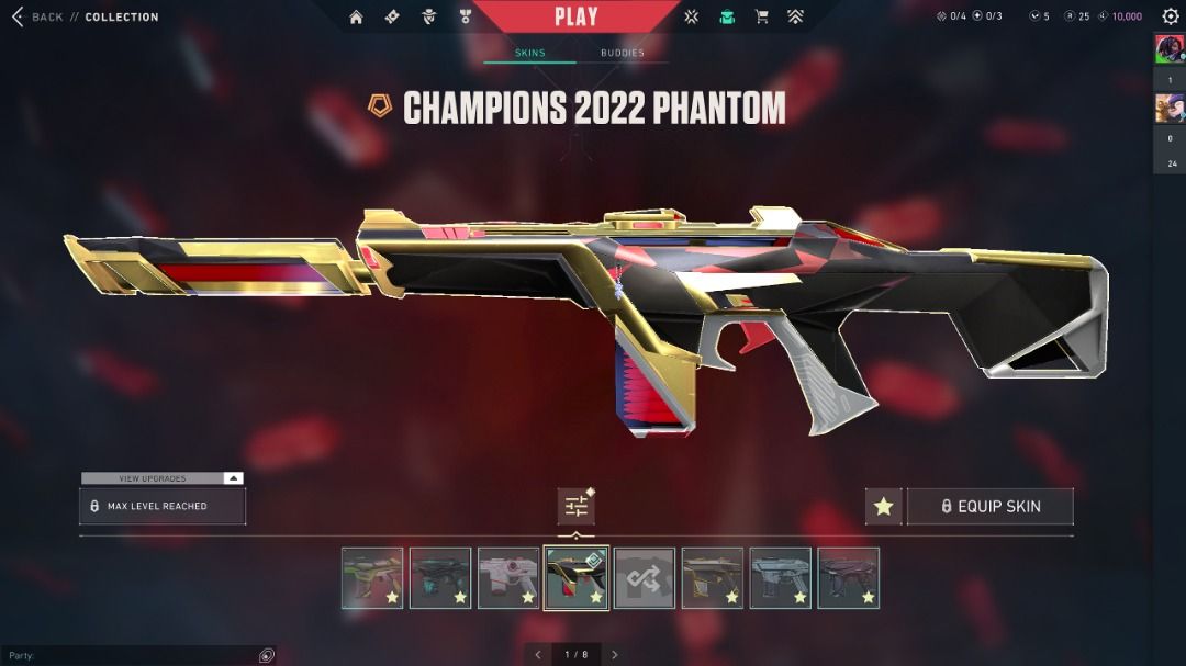 特戰英豪帳號 Valorant Account, 2021, 2022 Champ Bundle, Arcane Bundle, 40 ...