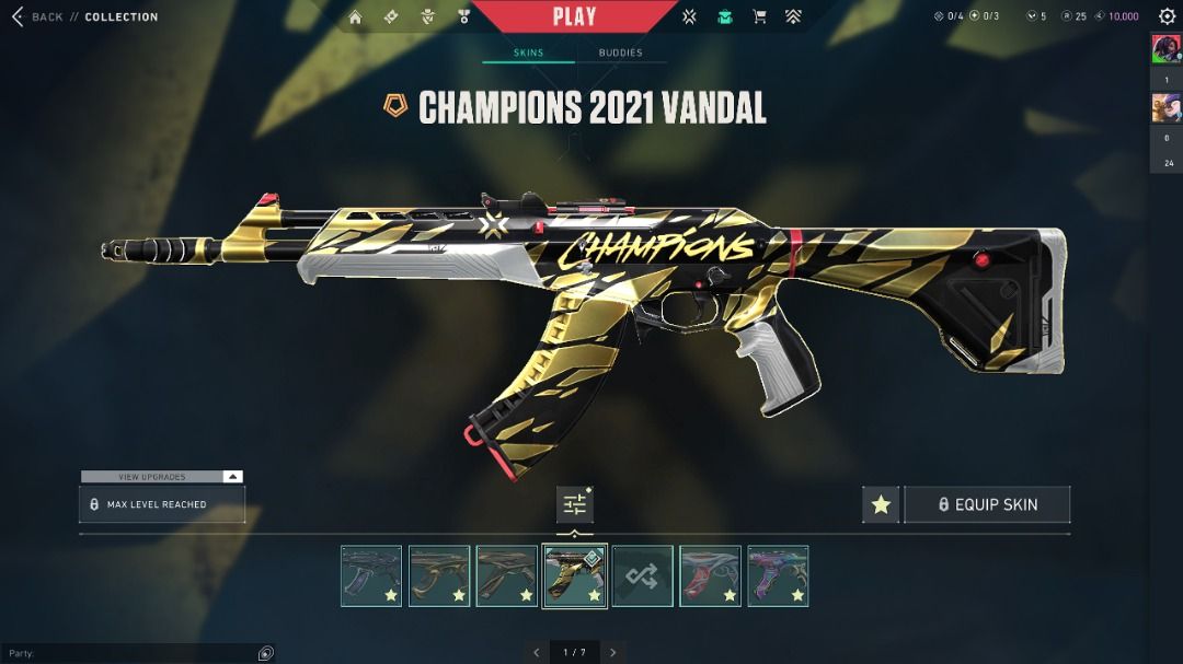 特戰英豪帳號 Valorant Account, 2021, 2022 Champ Bundle, Arcane Bundle, 40 ...